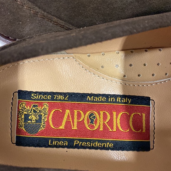 Caporicci | Shoes | Caporicci Calf Leather Suede Vintage Loafers Never ...